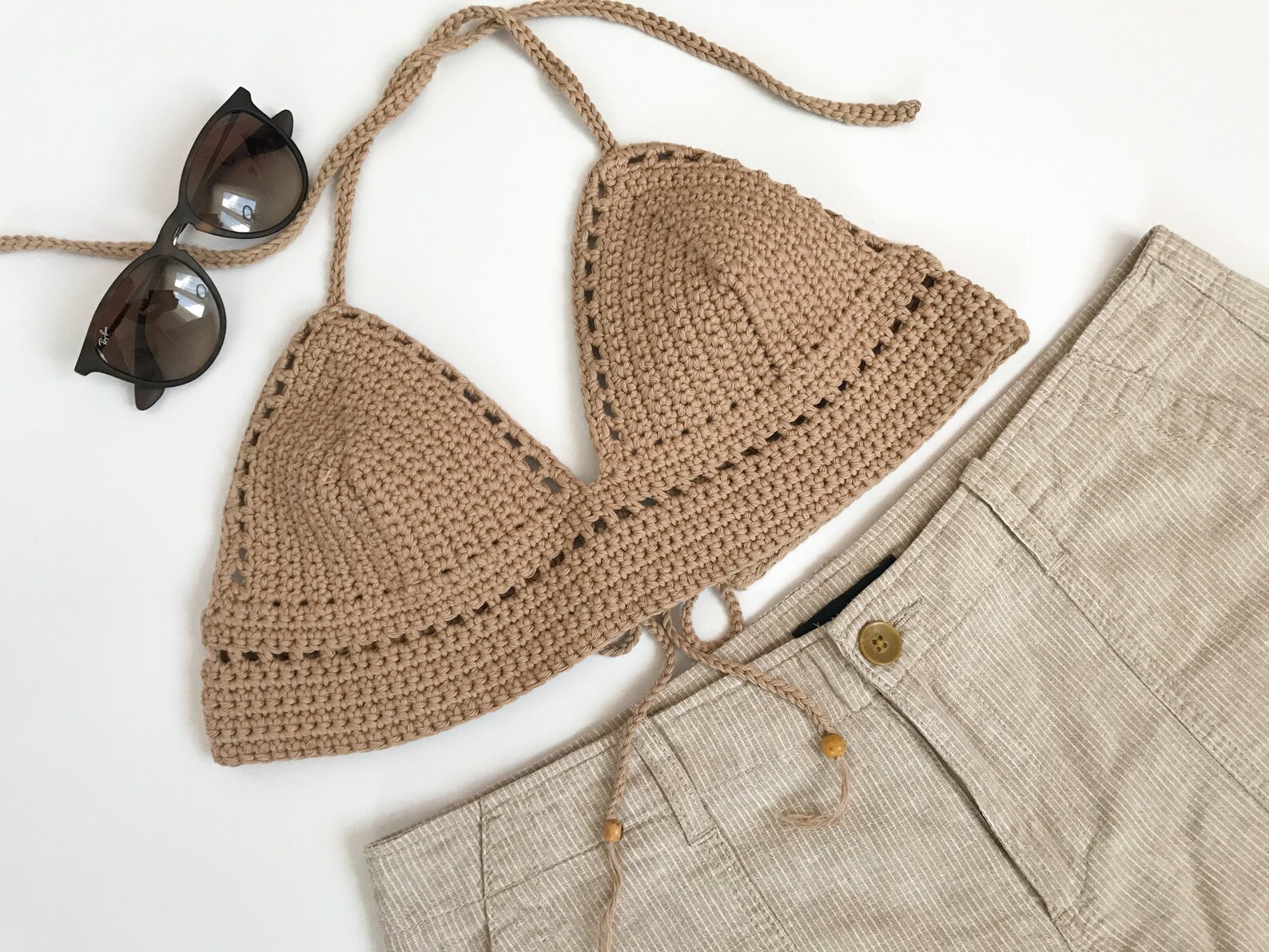 Crochet Crop Top Crochet Bralette Bralette Summer Top Etsy