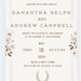 Rustic Western Wedding Invitation Template: Editable Canva Design ...