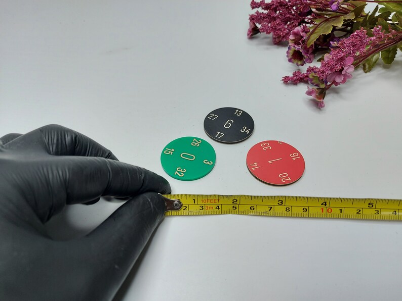 Token With Numbers Lot of 3 Chips Tokens Green Token Red - Etsy