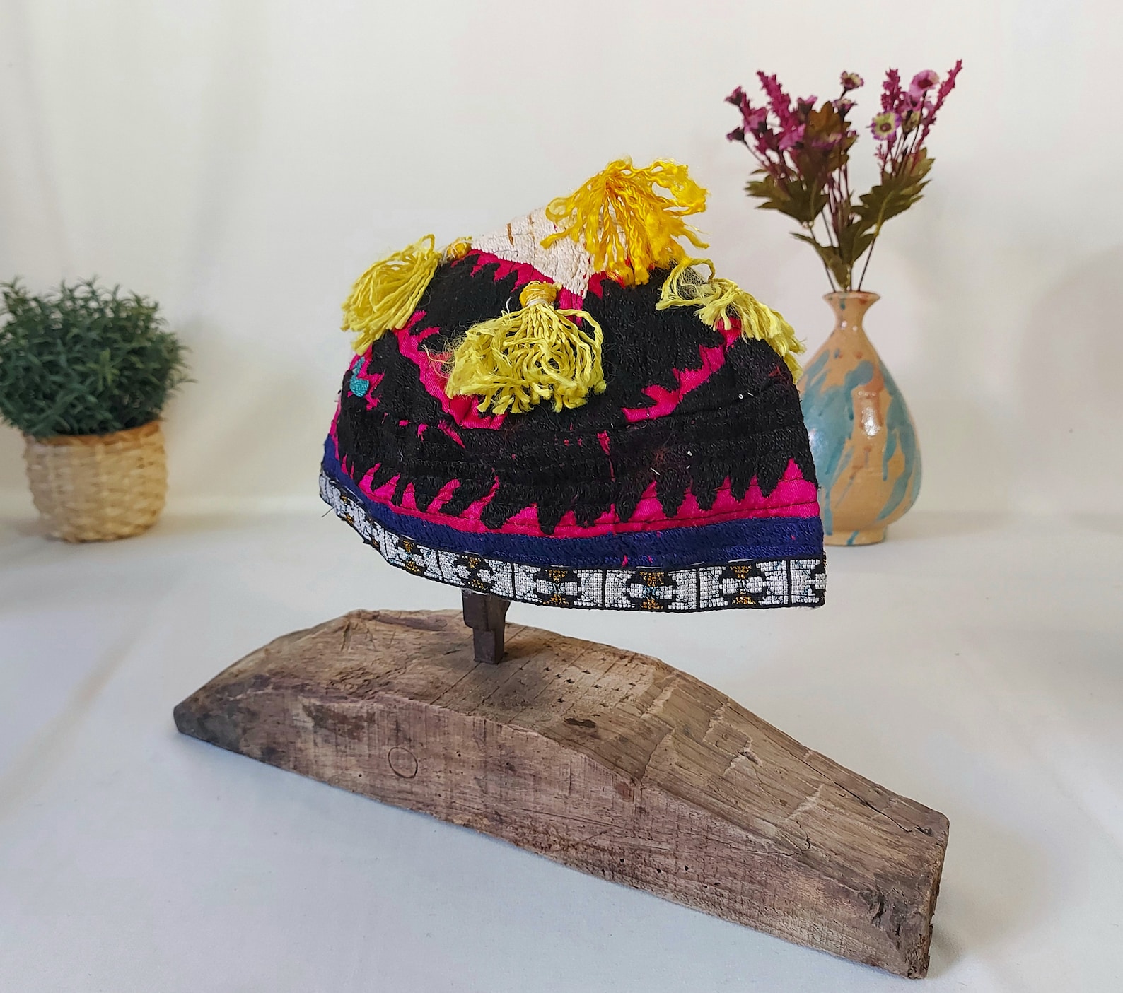 Traditional Ethnic Hat Uzbek Style Turkish Hat Handmade - Etsy