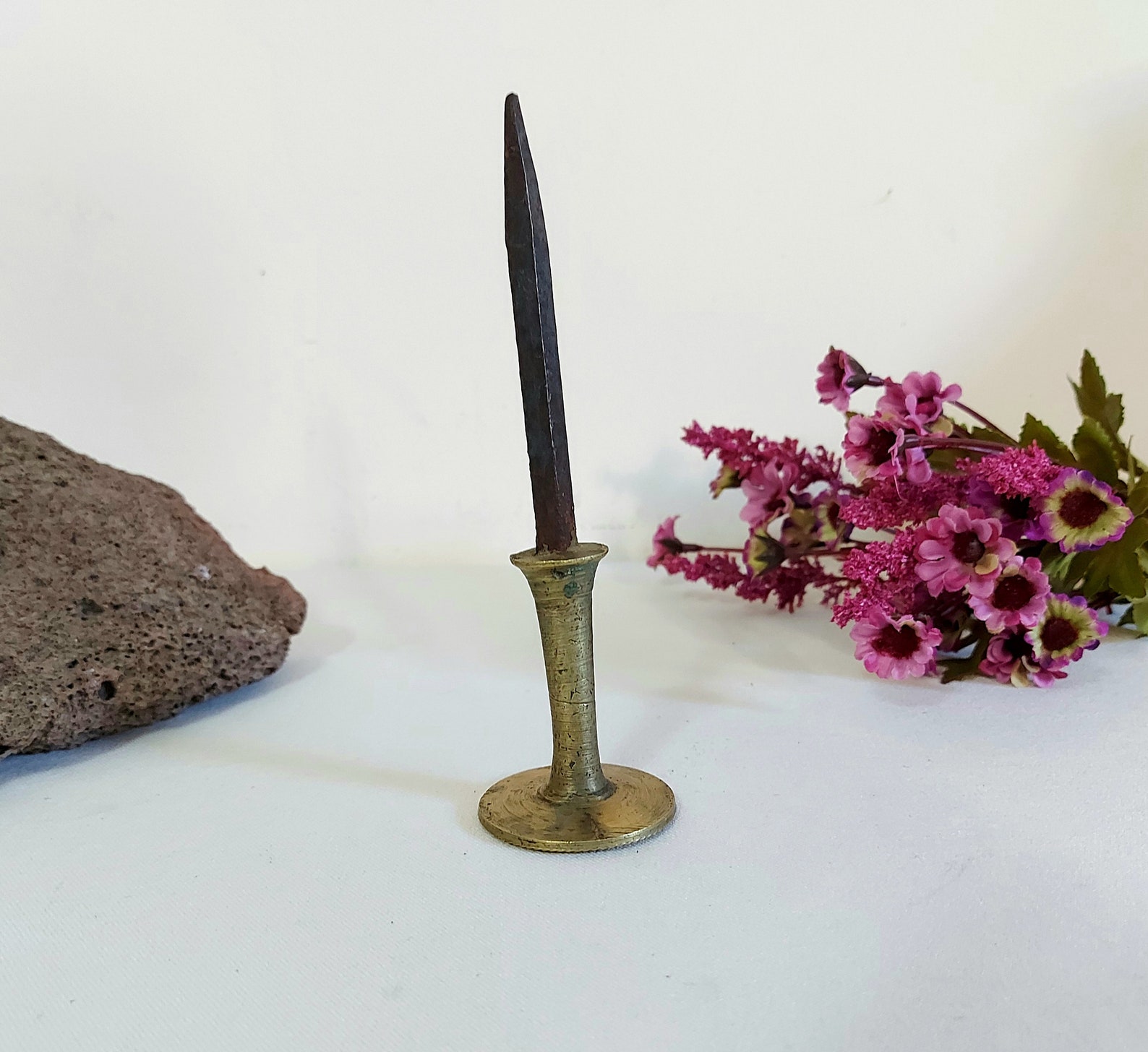 Antique Handmade ice pick Primitive Rustic ice pick Brass | Etsy