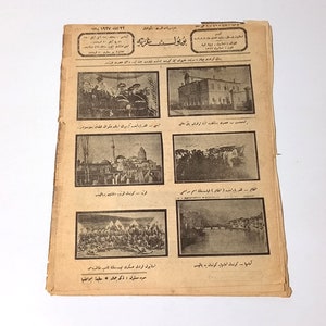 Antique Ottoman Magazine Book Ottoman Journal Illustre - Etsy