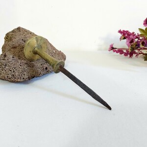 Antique Handmade Ice Pick Primitive Rustic Ice Pick Brass - Etsy