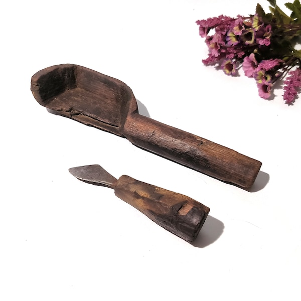 Wood Antique Harvesting Knife - Etsy
