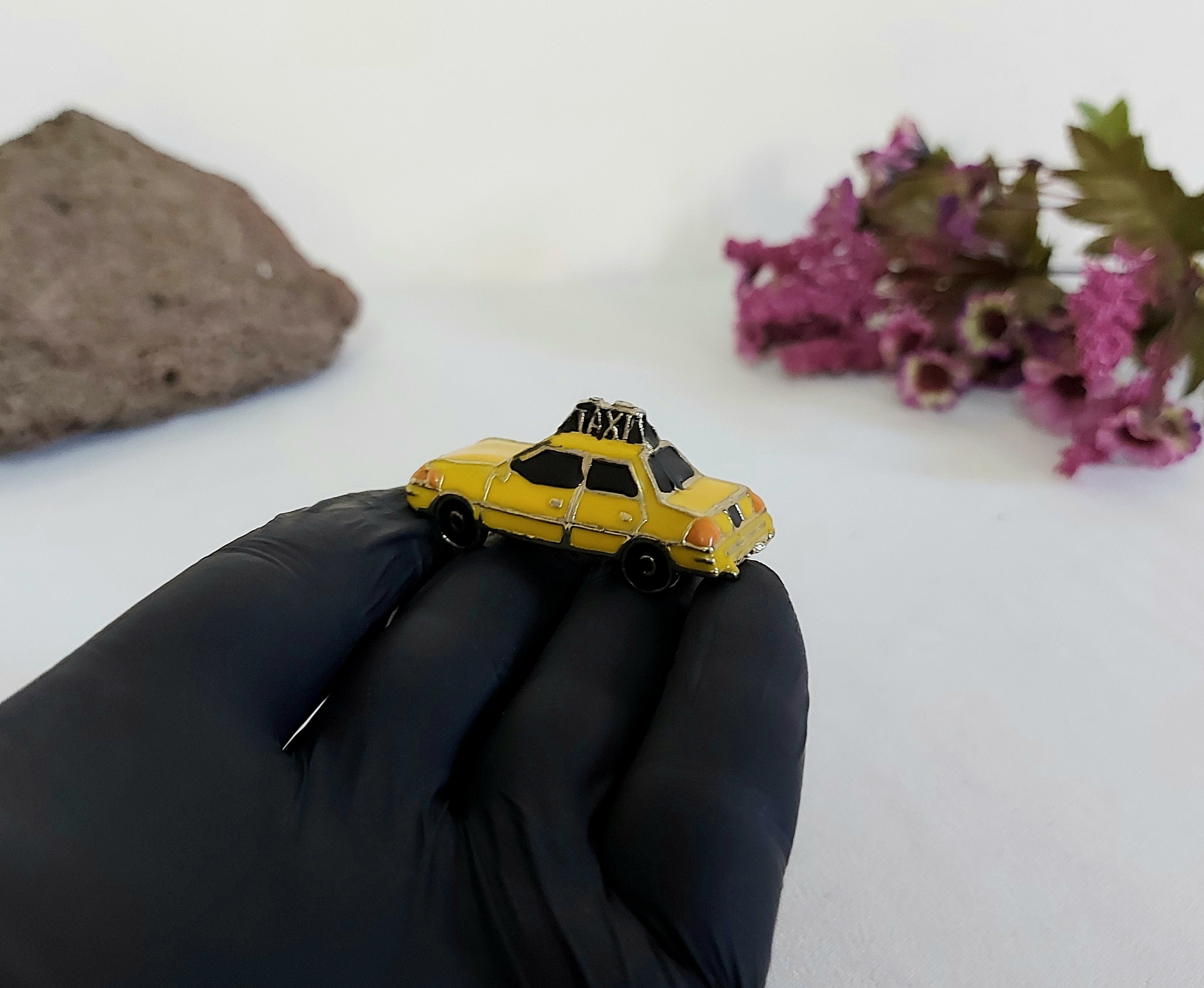 Small Yellow Taxi Metal Taxi Cab Toy Yellow Taxi Car Cab | Etsy