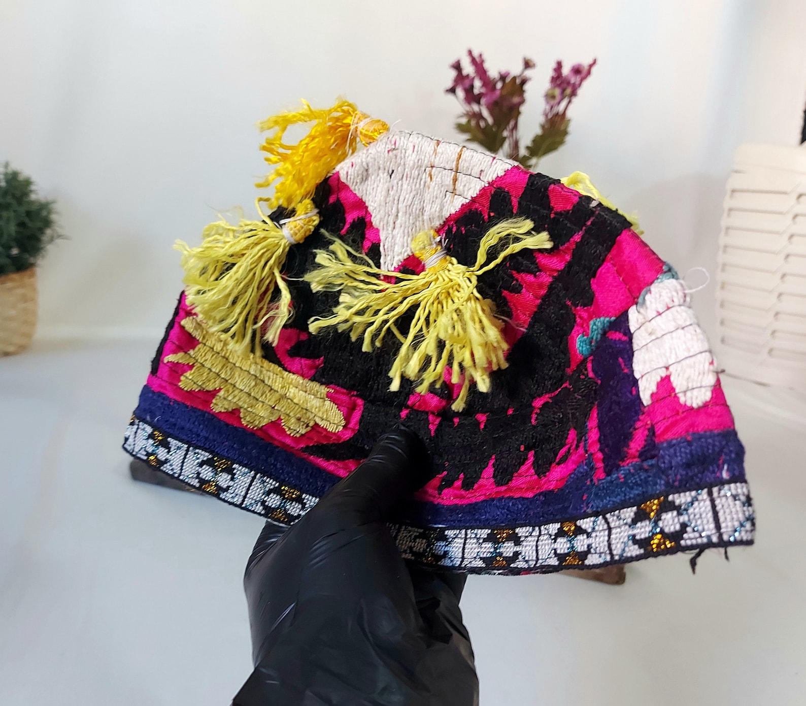 Traditional Ethnic Hat Uzbek Style Turkish Hat Handmade - Etsy