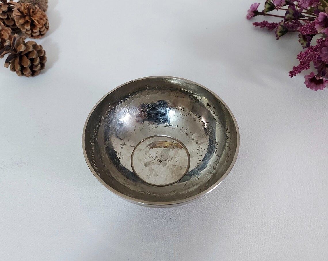 Vintage Magic Bowl Indian Brass Bowl Turkish Bath Bowl - Etsy