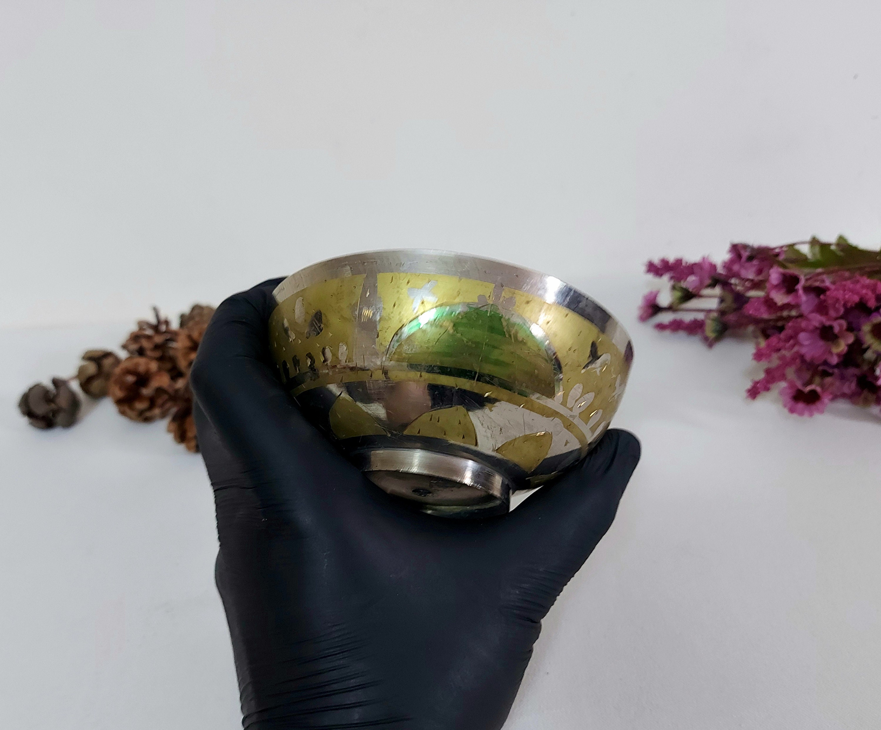 Vintage Magic Bowl Indian Brass Bowl Turkish Bath Bowl - Etsy