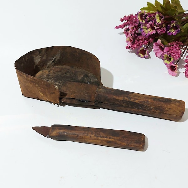 Wood Antique Harvesting Knife - Etsy