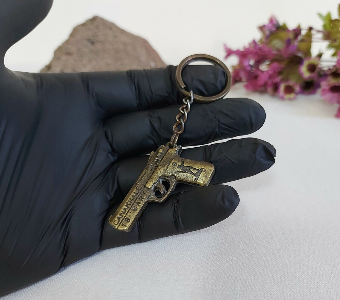 Vintage Gun Keychain Weapon Key Chain Turkish & Anzac War | Etsy