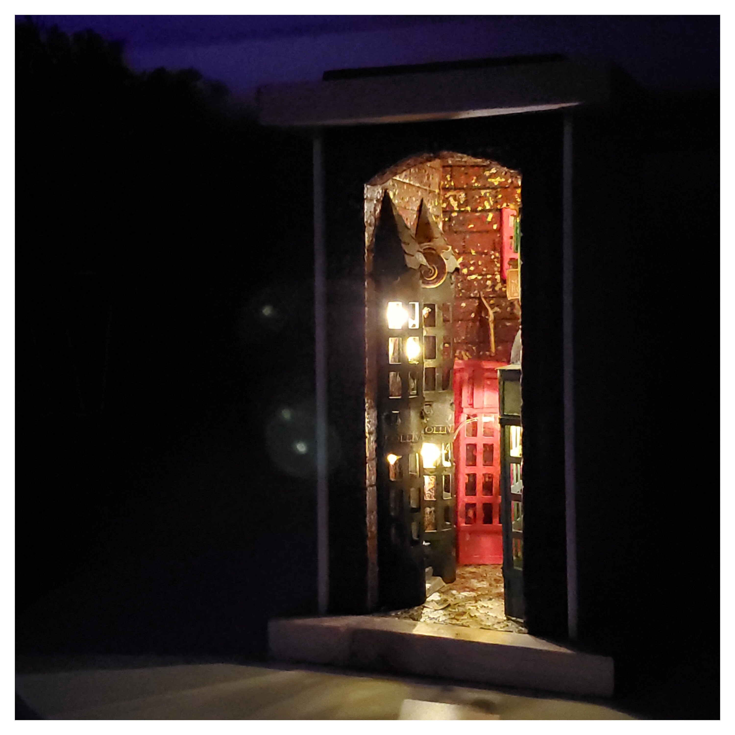 Harry Potter Diagon Alley Inspired Book Nook Book Shelf Insert - Etsy ...