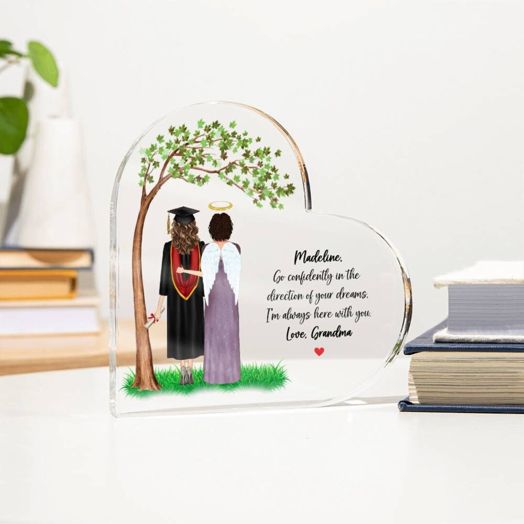 GRADUATION MEMORIAL Acrylic Plaque Gift-personalised Remembrance Gift ...