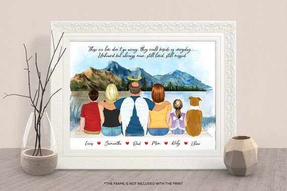FAMILY MEMORIAL Print-custom Memorial Print-personalized - Etsy