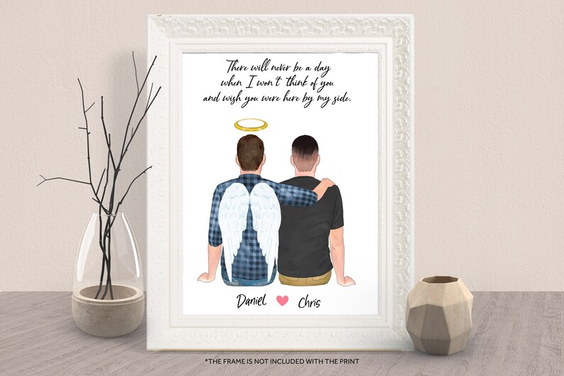 LOSS OF Brother-personalized Memorial Print-siblings in Loving - Etsy