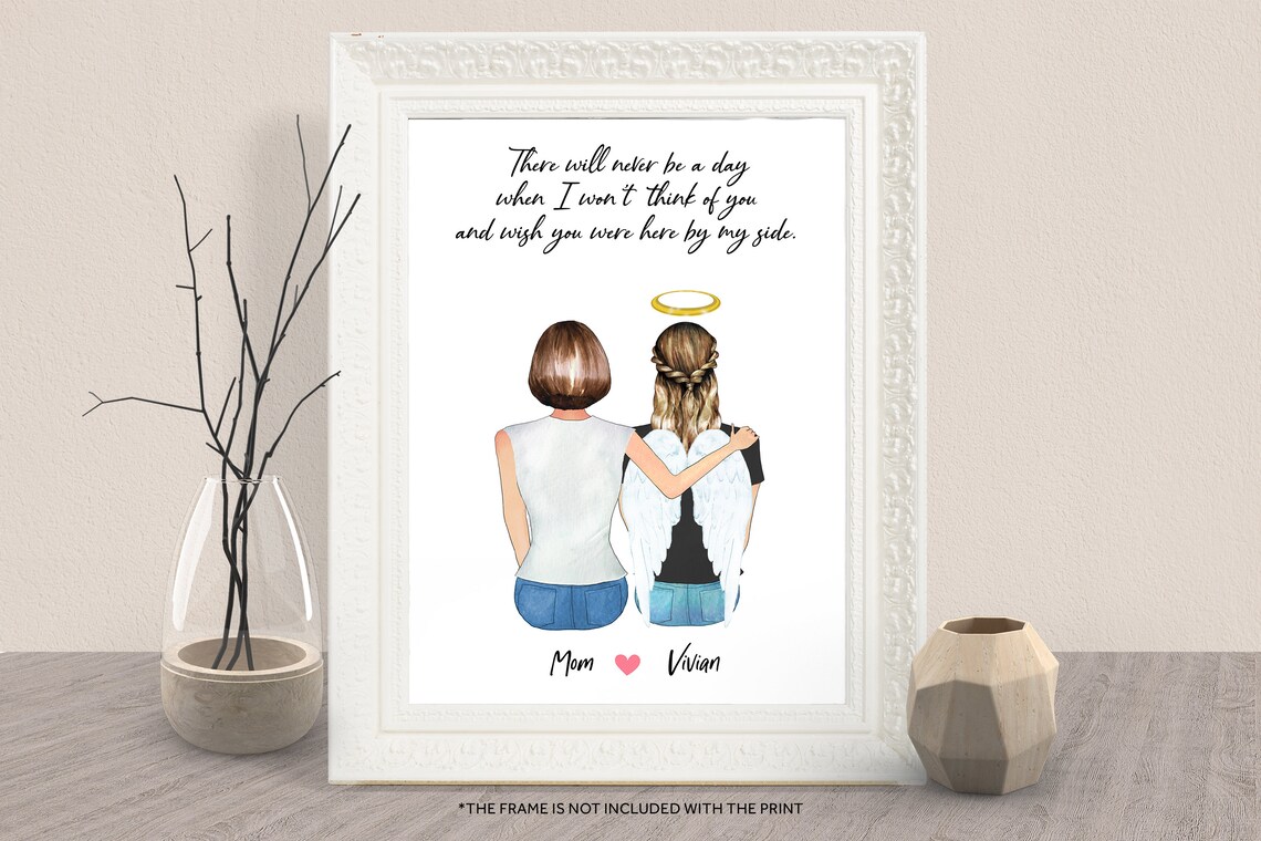 DAUGHTER IN HEAVEN Memorial Print-in Loving Memory of Daughter - Etsy