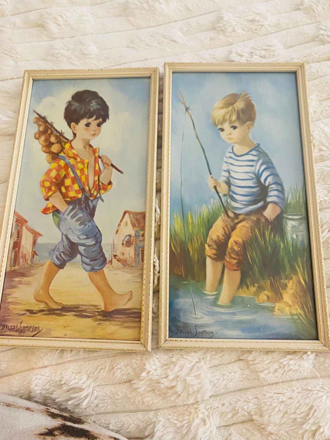 Vintage Dallas Simpson Prints 1960 ‘ S - Etsy