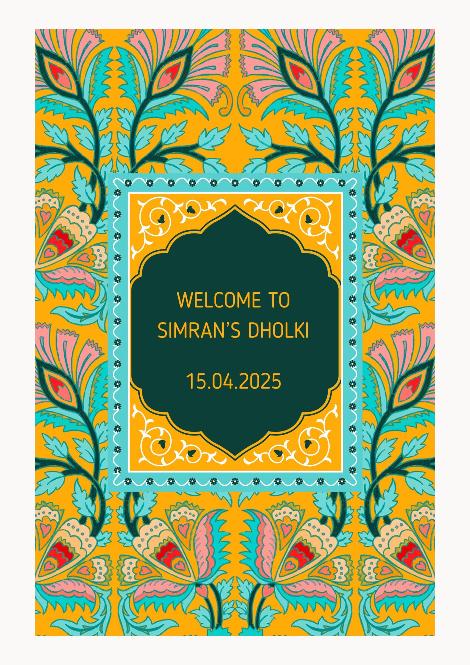 Dholki Event Sign - Etsy