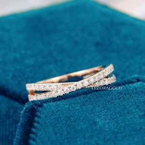 X Ring Criss Cross Ring X Cross Ring Wedding Band Gold 14KT - Etsy