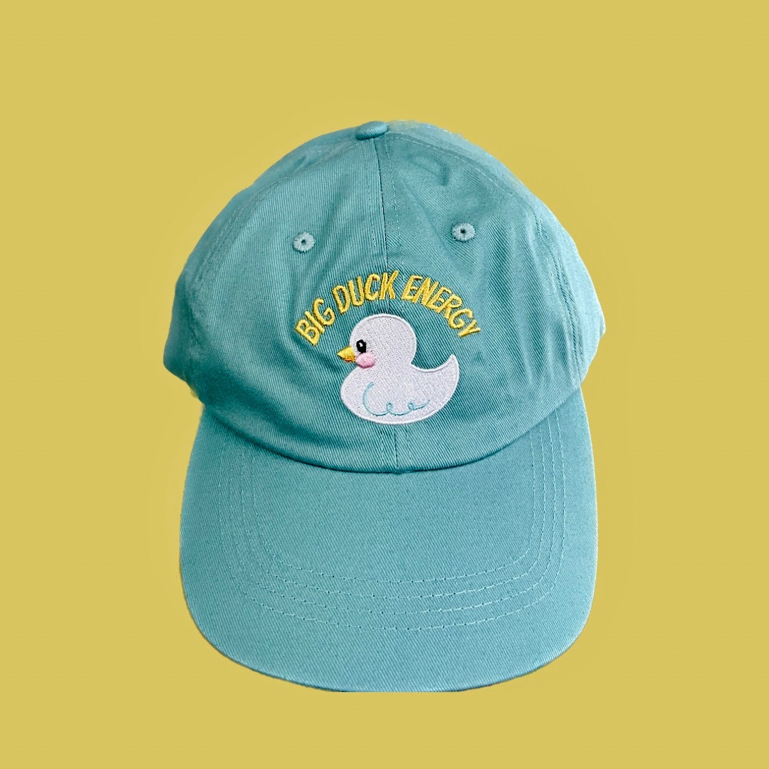 Duck Hat , Dad Cap , Blue Hat , Duck Art , Duck Lovers Gift , Funny Hat ...