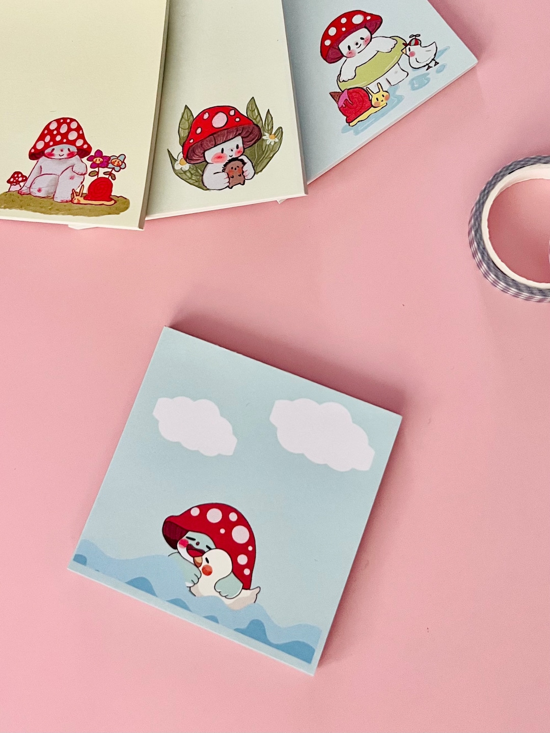 Mini Notepad Square Notepad Cottagecore Stationery - Etsy