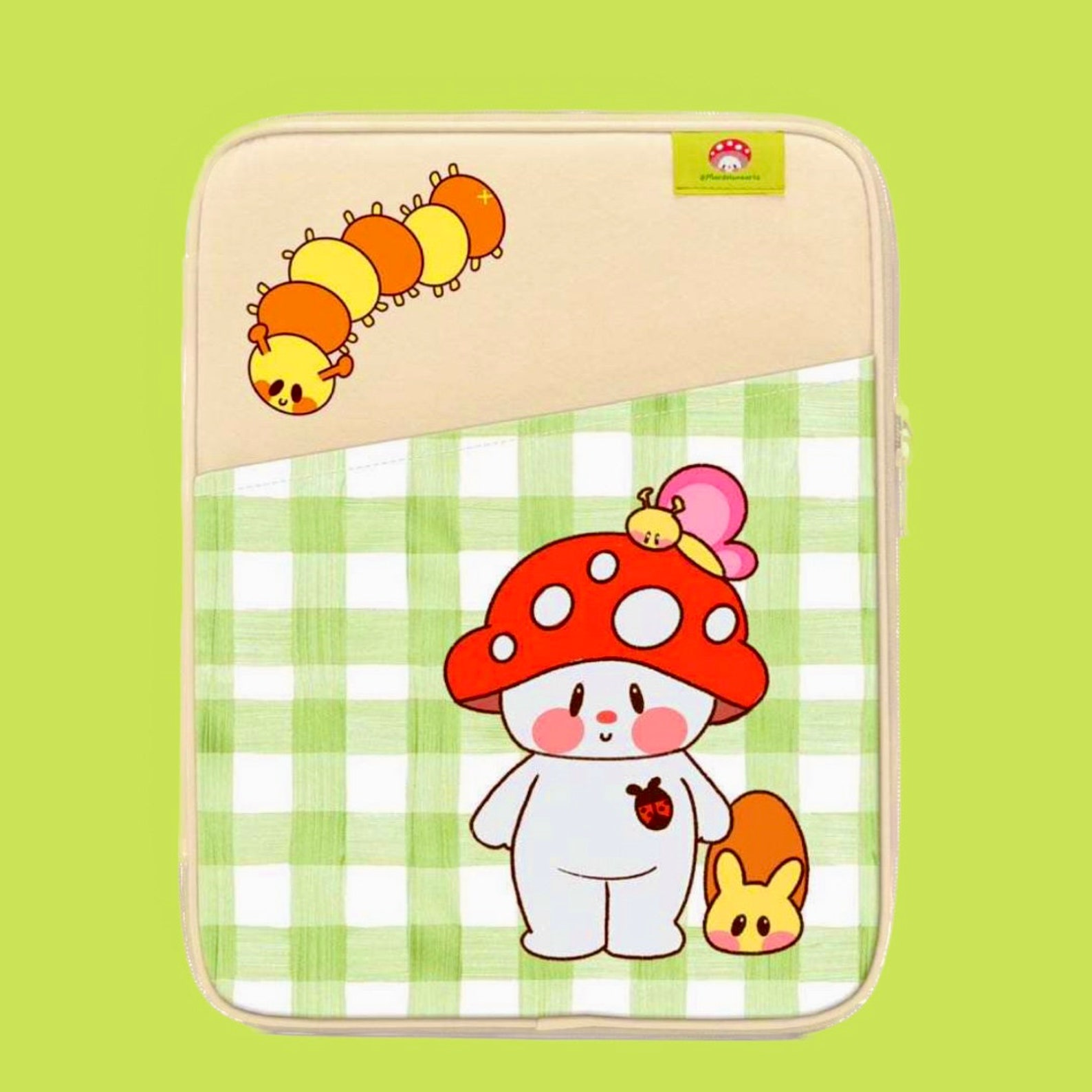Tablet Case , Laptop Case , Stationery Case , Canvas Bag , Mushroom ...