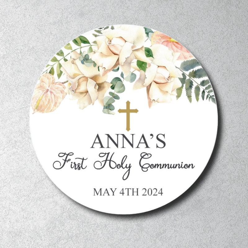 Communion Stickers - Etsy