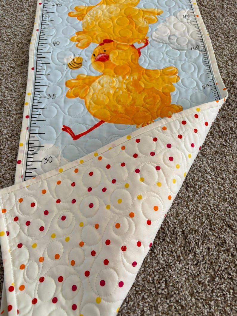 Quilted Children's Growth Chart Chicks - Etsy