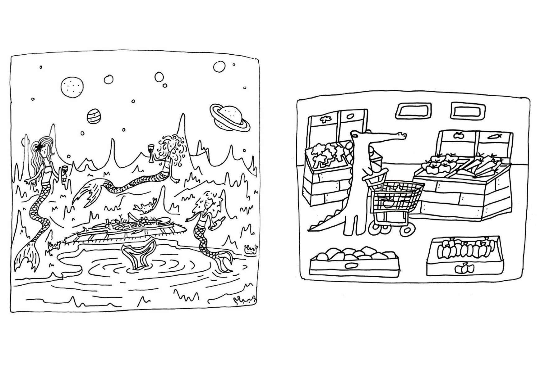 Colouring Book - the Oddness Colouring Book! - Etsy