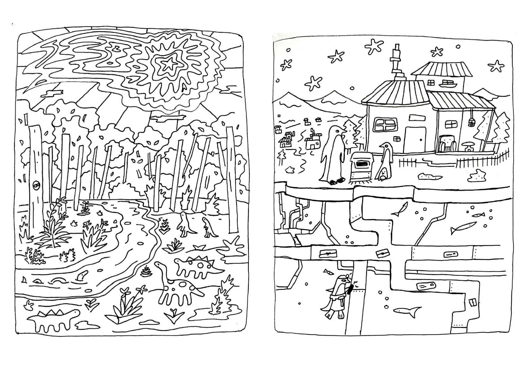 Colouring Book - the Oddness Colouring Book! - Etsy