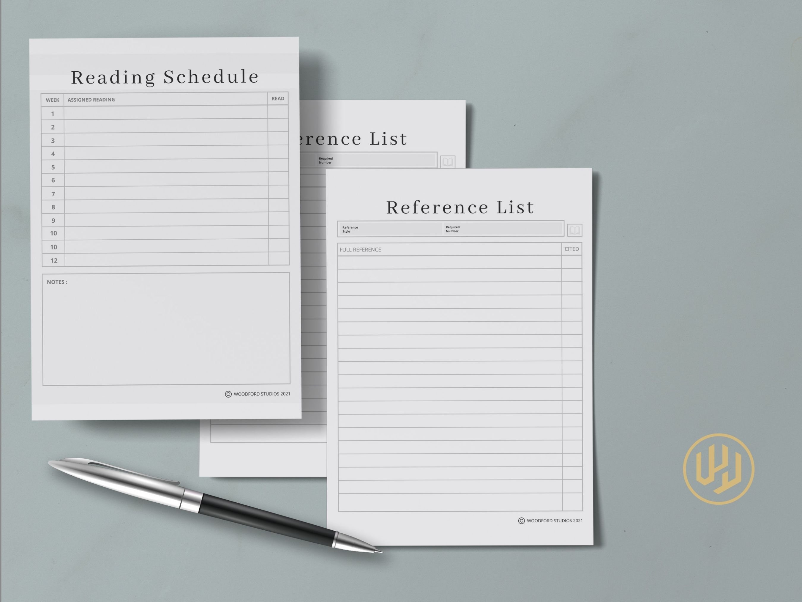 Student Reading Bundle Printable | Digital Planner | Instant Download ...