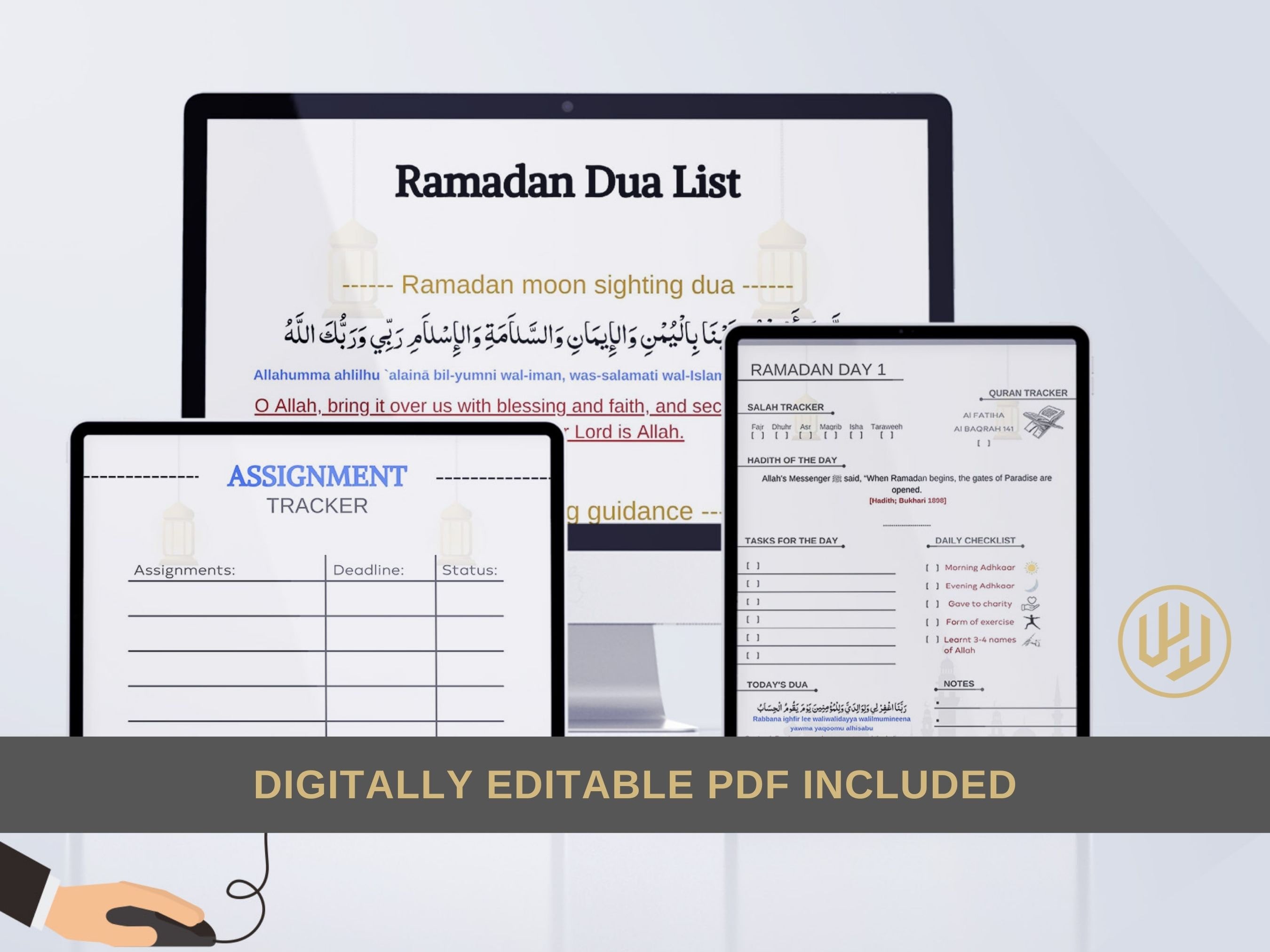 Ramadan Printable Planner | Digital Planner | Instant Download Planner ...