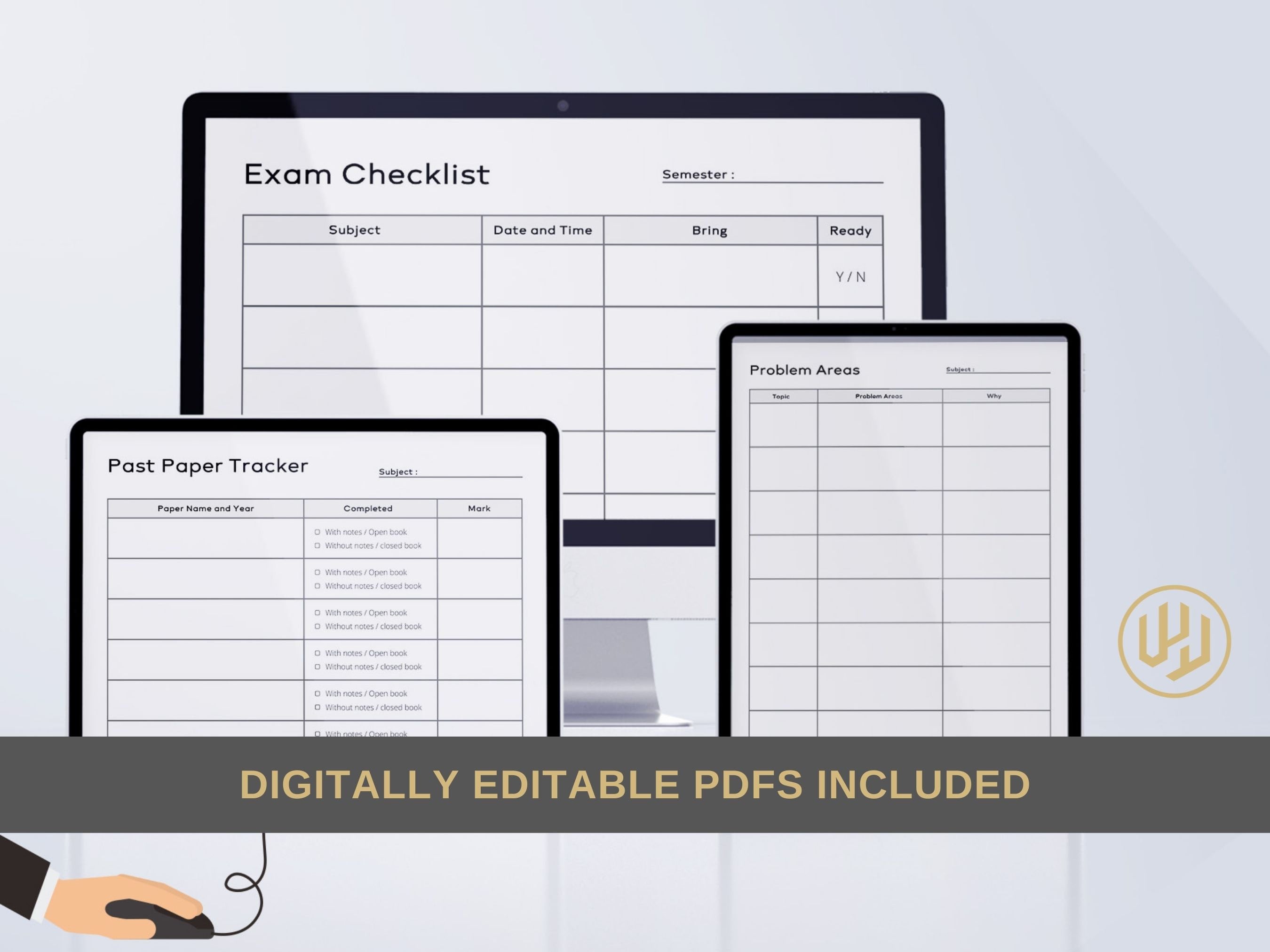 Student Exam Prep Finals Printable | Digital Planner | Instant Download ...