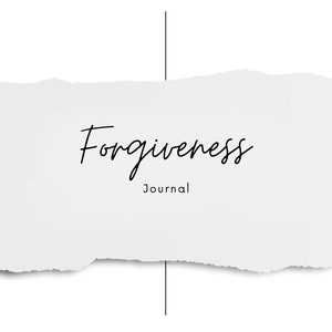 Forgiveness Journal - Etsy