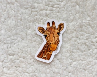 Giraffe Vinyl Waterproof Die Cut Sticker 2.5 X 3 Inch - Etsy