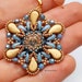 ENG Beaded Pendant Tutorial Pattern Beadweaving Tutorial - Etsy