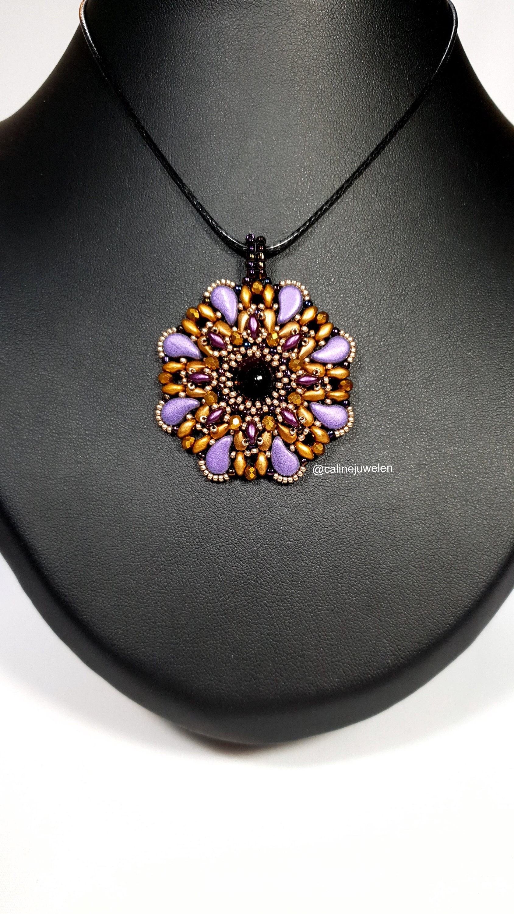 ENG Beaded Paloma Pendant Tutorial, Pattern Beadweaving Tutorial PDF Instant Download Paisley ...