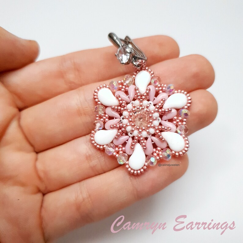 ENG Beaded Pendant Tutorial Pattern Beadweaving Tutorial - Etsy