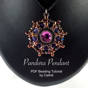 ENG Beaded Pendant Tutorial Pattern Pandora Pendant PDF - Etsy Canada
