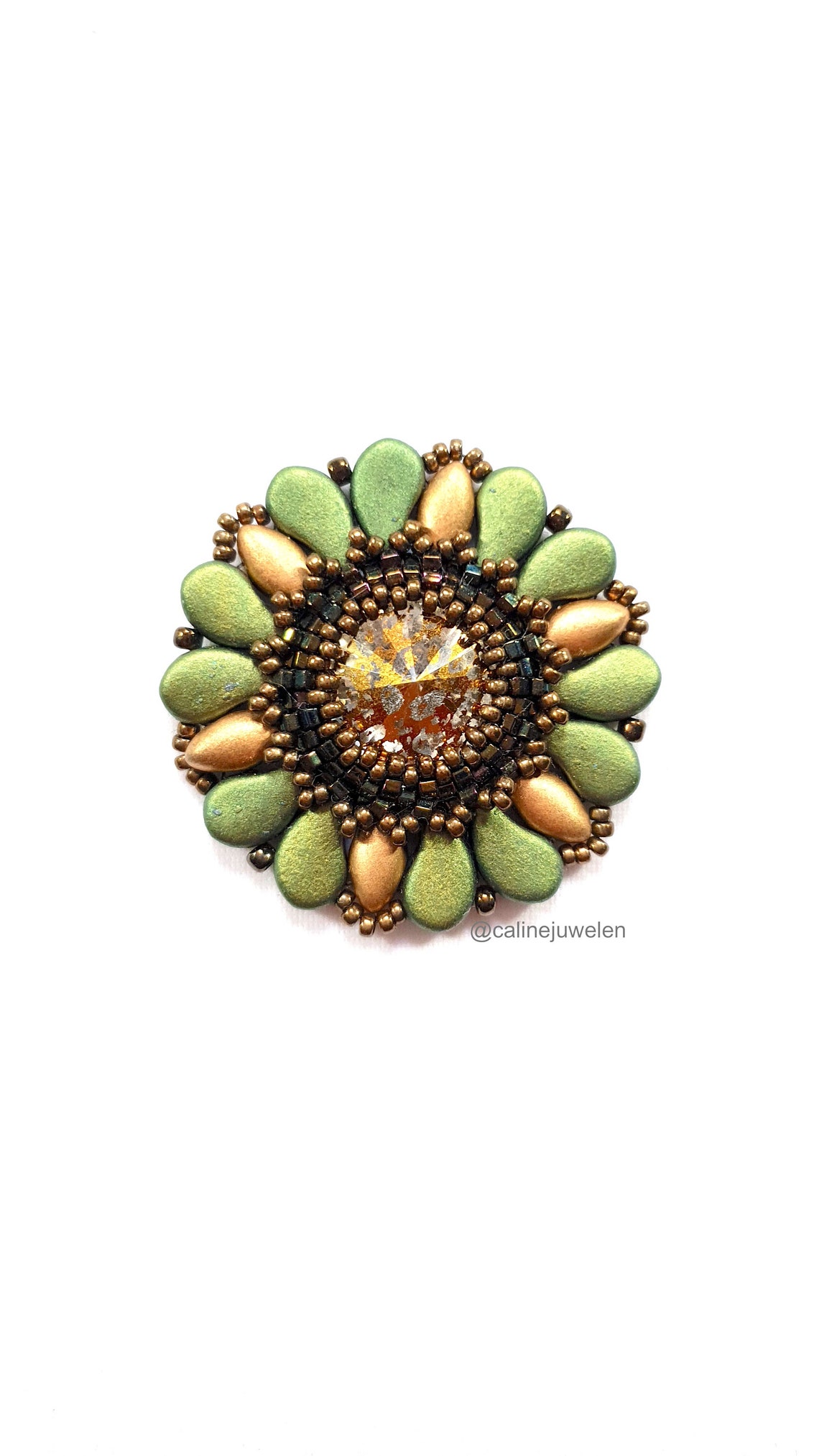 ENG Beaded Pendant Tutorial Pattern Beadweaving Tutorial - Etsy