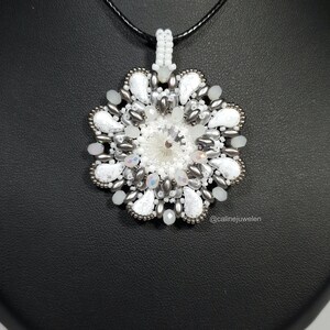 ENG Beaded Paloma Pendant Tutorial, Pattern Beadweaving Tutorial PDF Instant Download Paisley ...