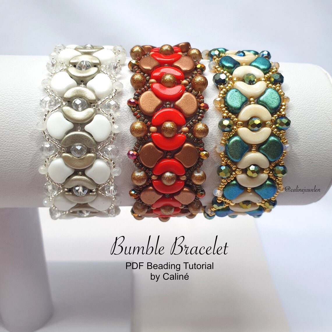 Beaded Bracelet Tutorial Pattern Beadweaving Tutorial PDF - Etsy