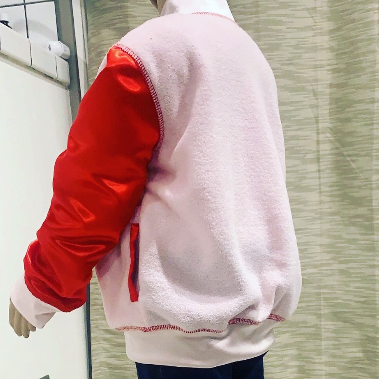 Minnie Mouse Varsity Jacket, Minnie Jacket / Disney Pretty Pink Jacket ...