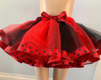 Red Black Polka Dot | Etsy