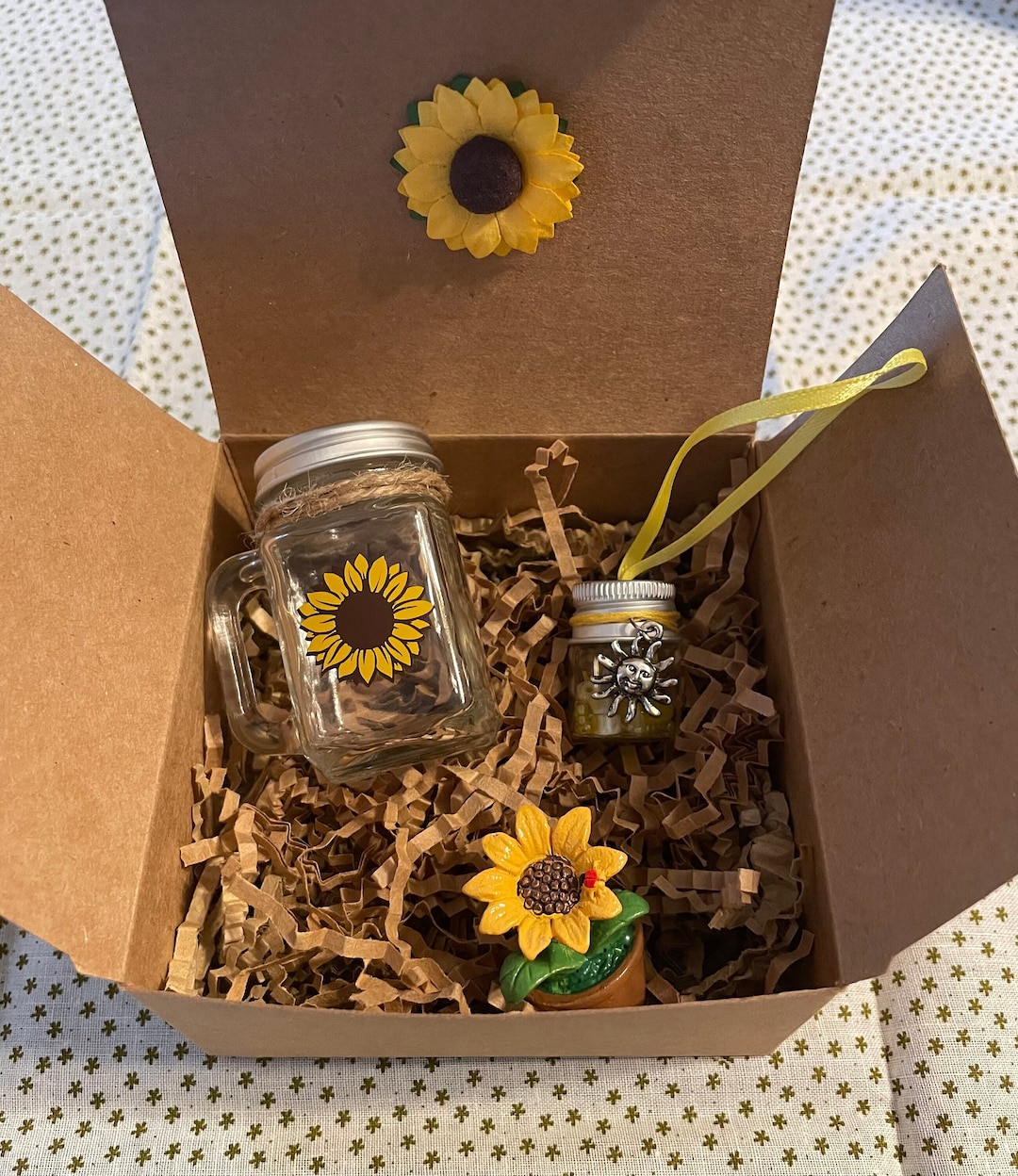 Sunflower Gift Box - You Are My Sunshine With Message - Etsy