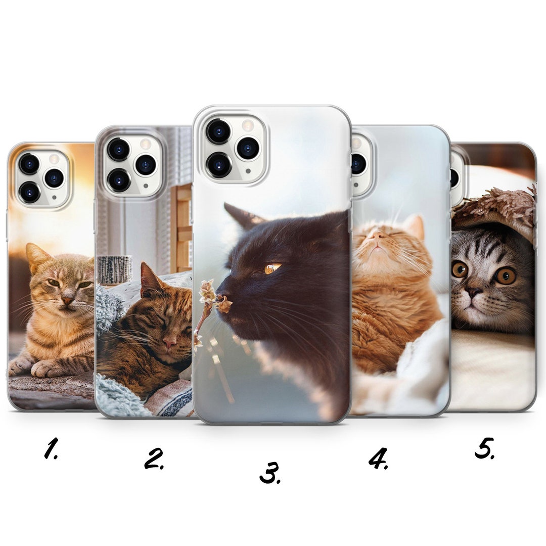 Cat Phone Case Cute Kitten Cat Profor iPhone 14, 13, SE 2020, Xr, 12 ...