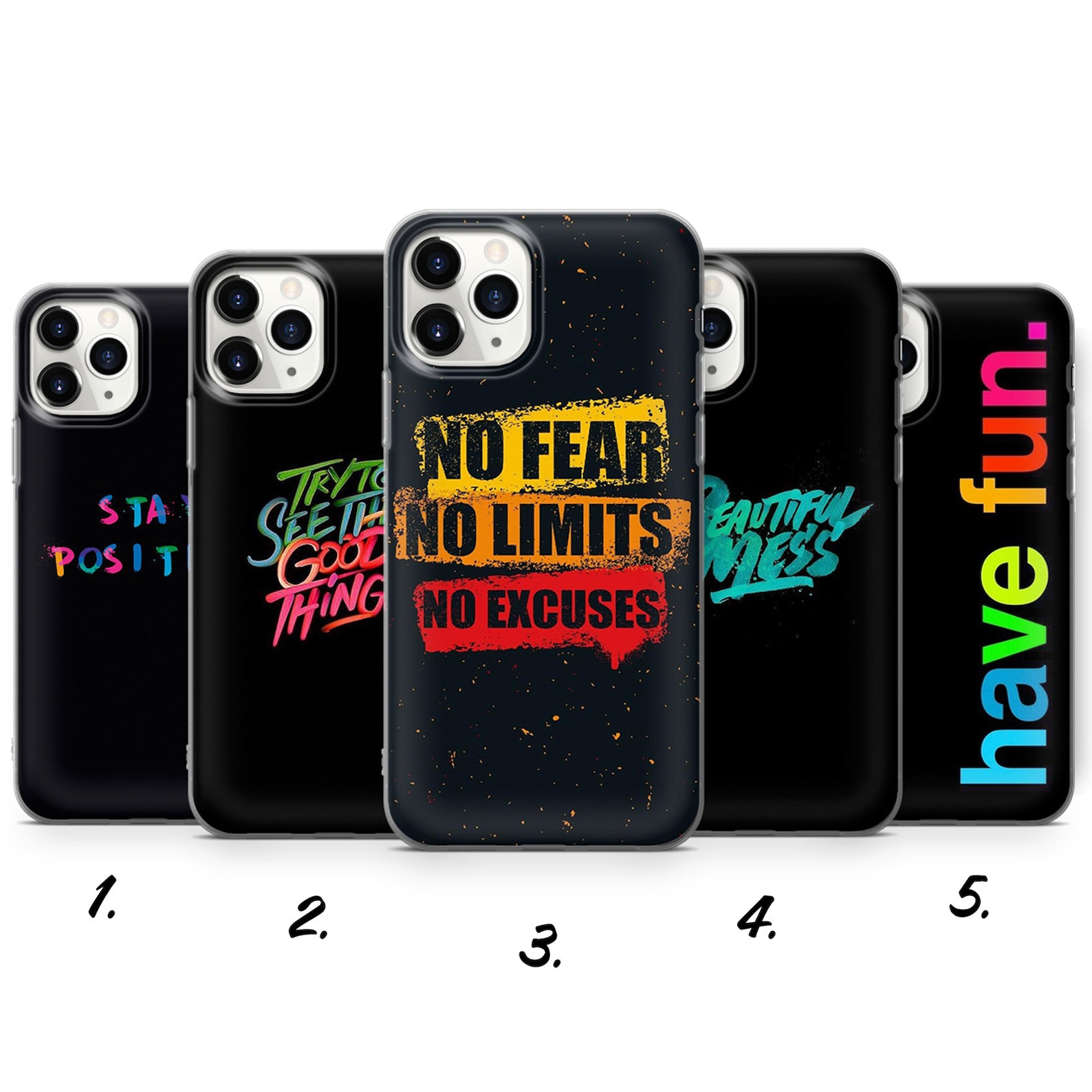 Motivational Quotes Phone Case Slogan Cover for iPhone 11 Pro | Etsy