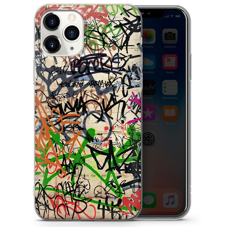 Graffiti Phone Case Street Art for iPhone 15 Pro Max, 14, 13, SE 2020 ...