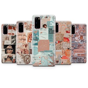 Retro Collage Phone Case Aesthetic for iPhone 14, 13, SE 2020, Xr, 12 ...
