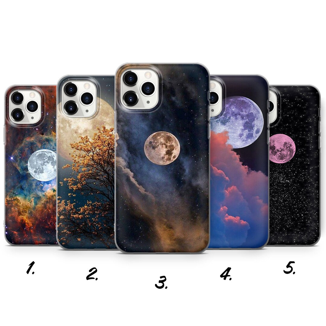 Moon Phone Case Witchy Aesthetic for iPhone 15 Pro Max, 14, 13, SE 2020 ...
