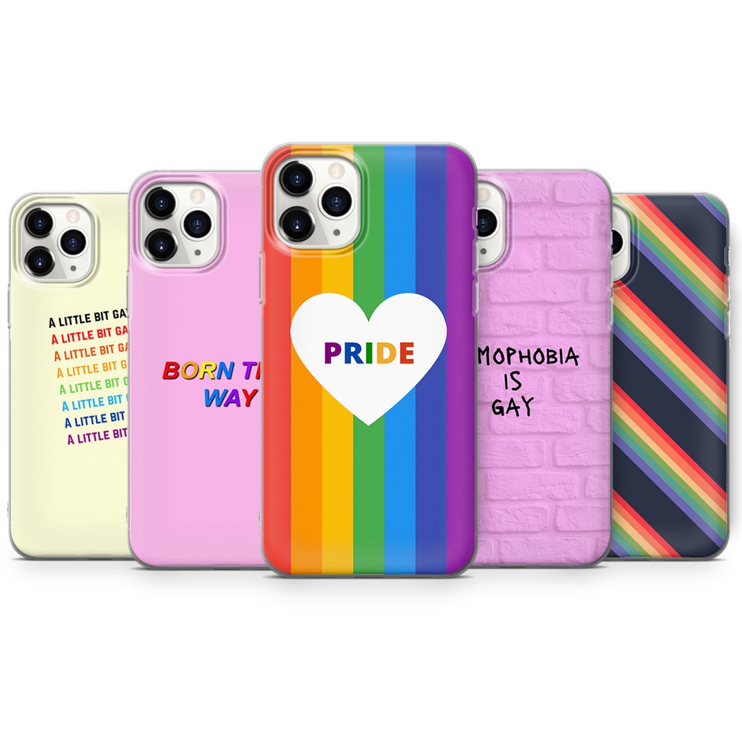 LGBT Pride Phone Case, Rainbow Love Wins Cover - Etsy UK